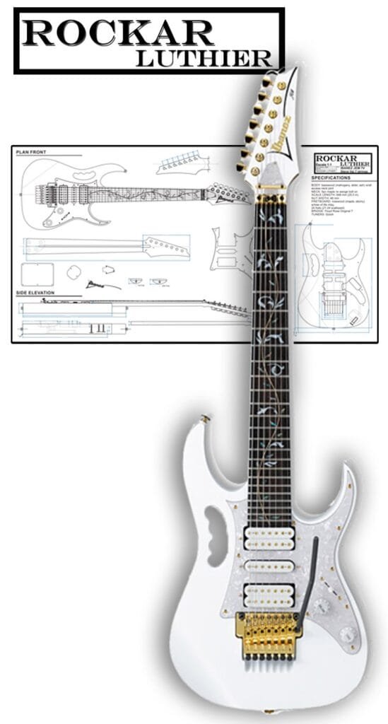 Style Ibanez Jem 7V Steve Vai (7 strings) – Rockar Luthier