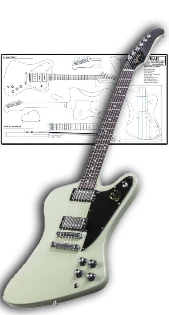 Style Gibson Firebird Non reverse – Rockar Luthier