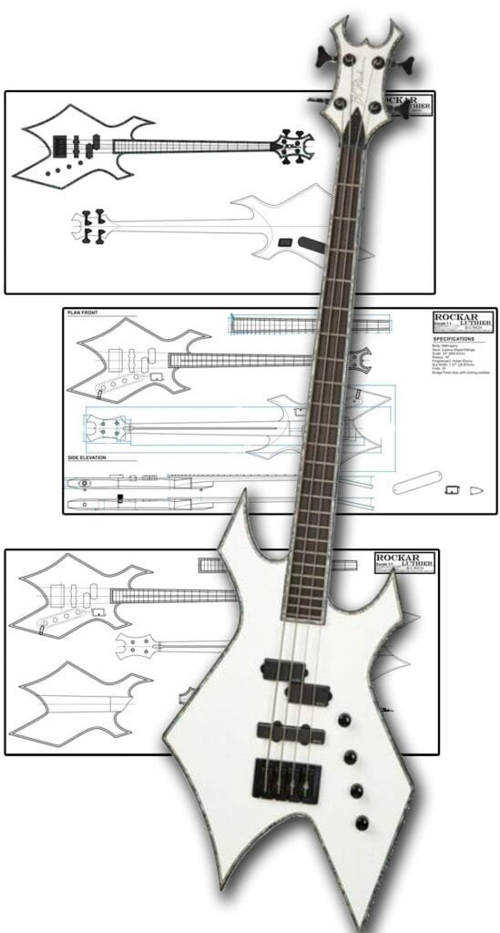Style B.C.Rich Chris Kael Warlock Bass – Rockar Luthier