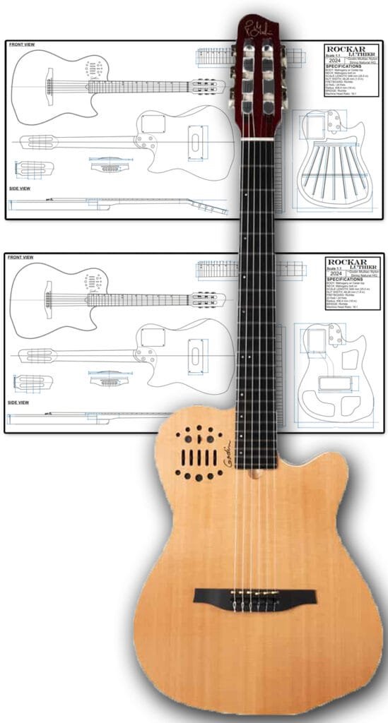 Style Godin Multiac Nylon String – Rockar Luthier